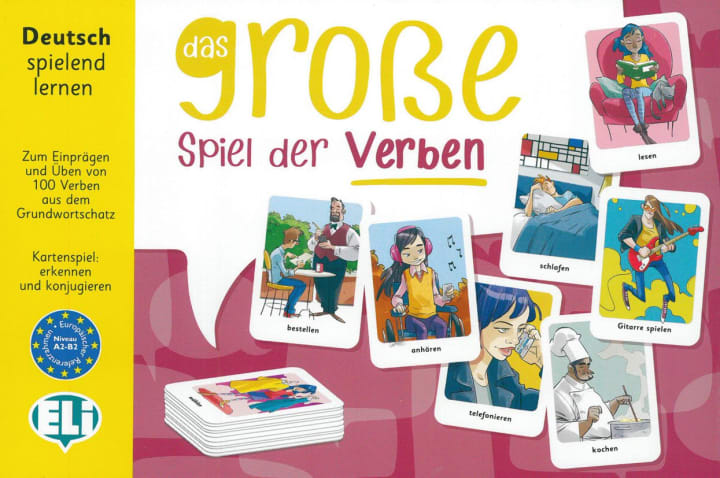 Das große Spiel der Verben: 132 farbige Spielkarten und eine ...