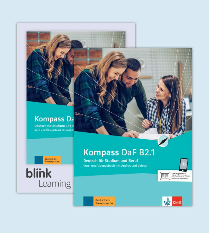 Kompass DaF B2.1 - Media Bundle BlinkLearning: Kurs- und Übungsbuch mit ...