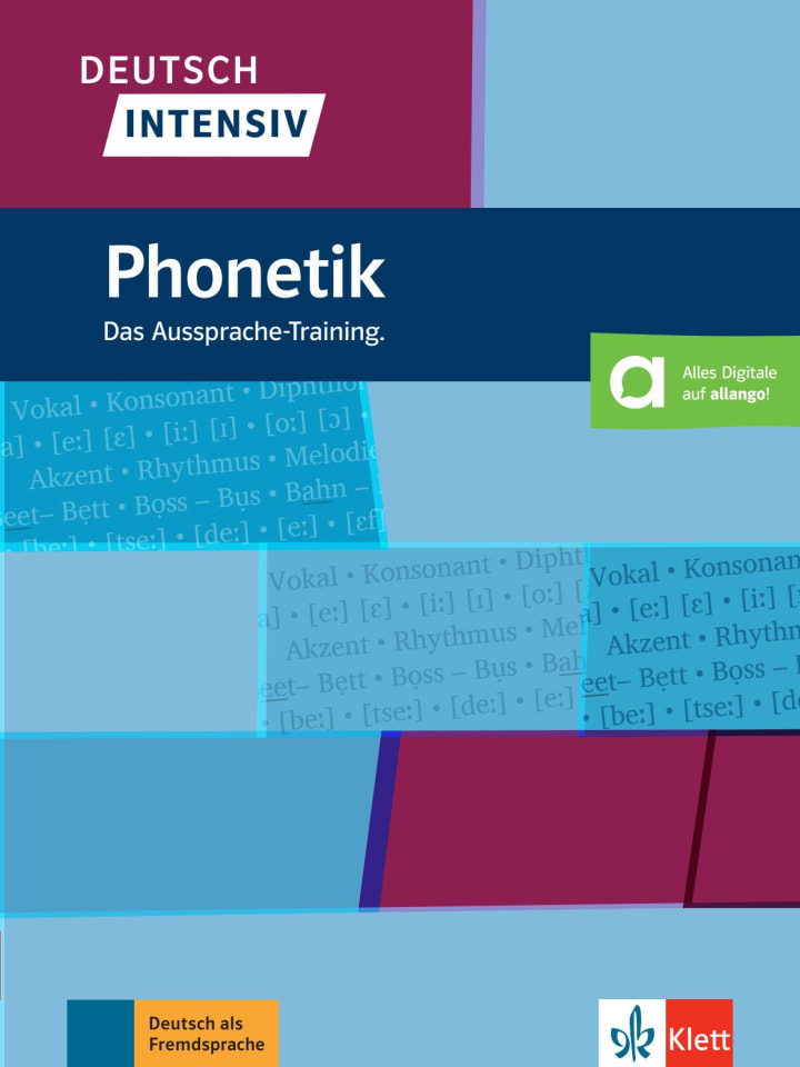 Deutsch intensiv Phonetik: Buch mit Audios und Videos | Klett Sprachen