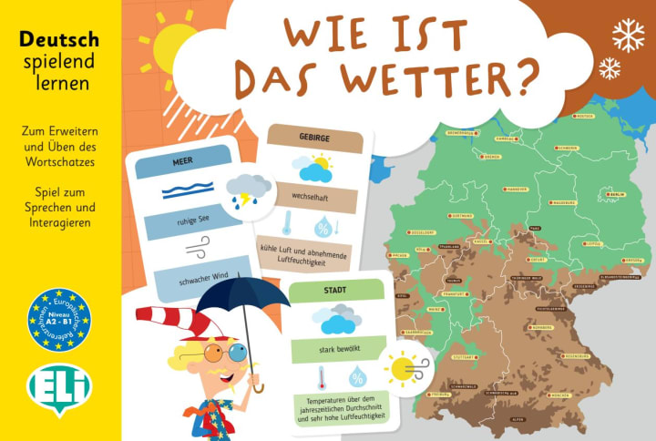 Wie ist das Wetter?: Deutschlandkarte, 60 Wettersymbole, 100 Karten und ...