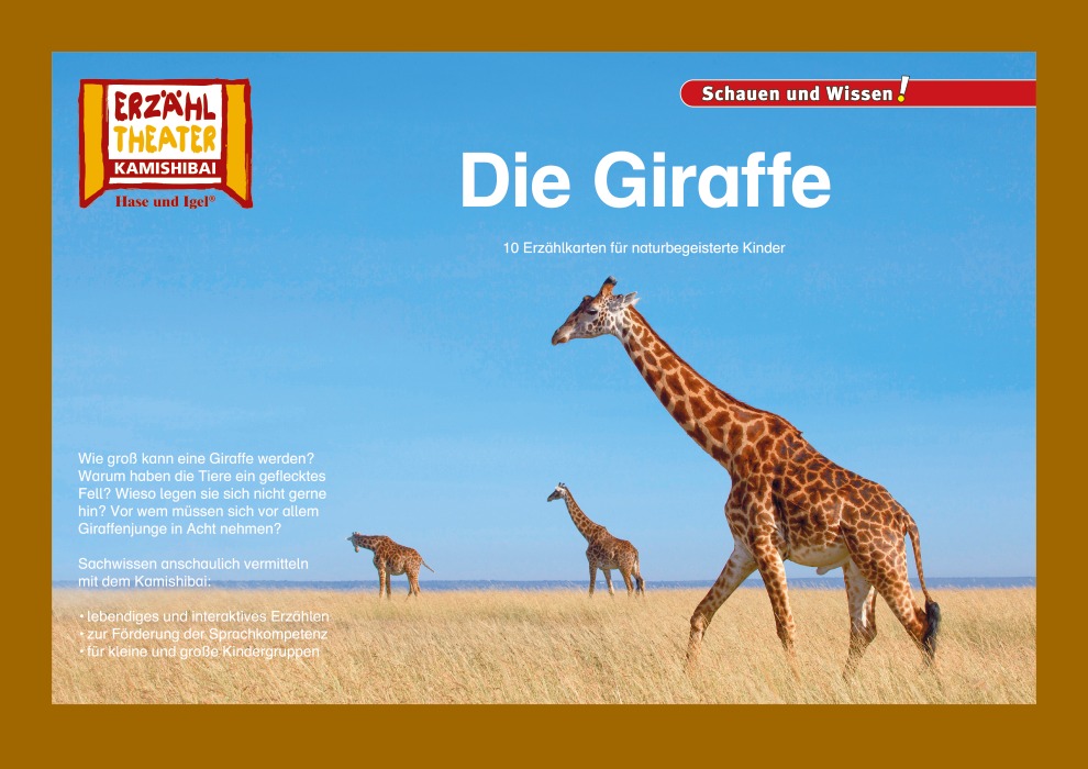 Die Giraffe / Kamishibai Bildkarten | Buch | Hase und Igel Verlag