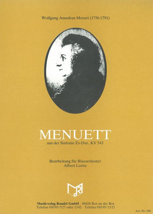 Menuett | Wolfgang Amadeus Mozart | Noten | MVSR0288