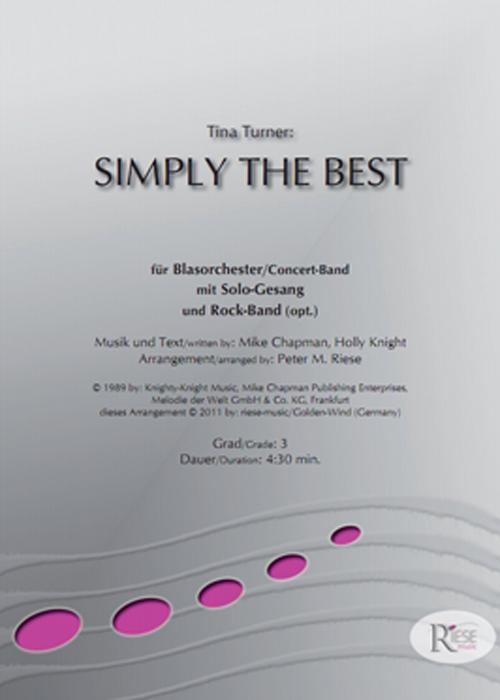 Simply the Best | Mike Chapman | Noten | RMPR5517