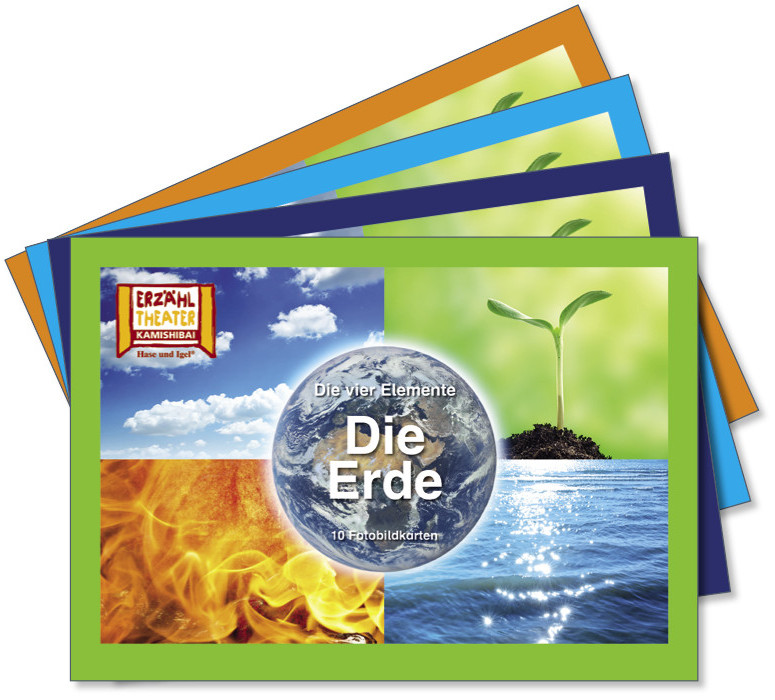 Die vier Elemente / Kamishibai Bildkarten | Buch | Hase und Igel Verlag