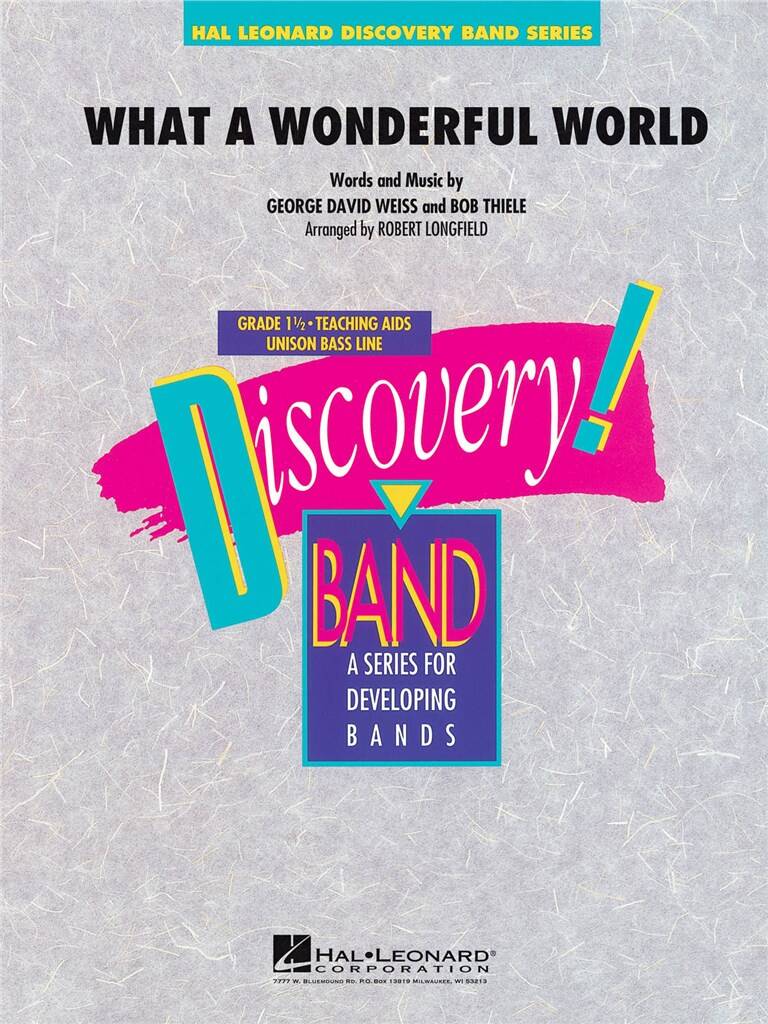 What A Wonderful World | George David Weiss | Music | HL04003337