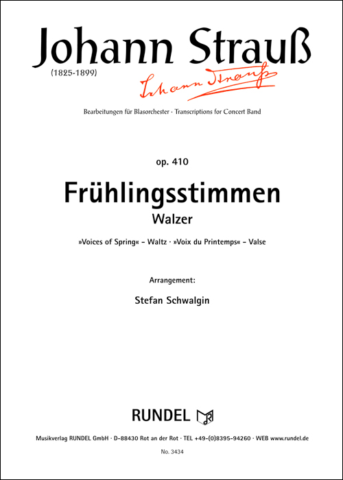 Frühlingsstimmen | Johann Strauß (Sohn) | Noten | MVSR3434