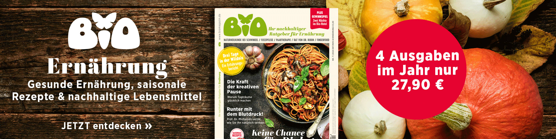 BIO – Ihr nachhaltiger Ratgeber für Gesundheit & Ernährung
