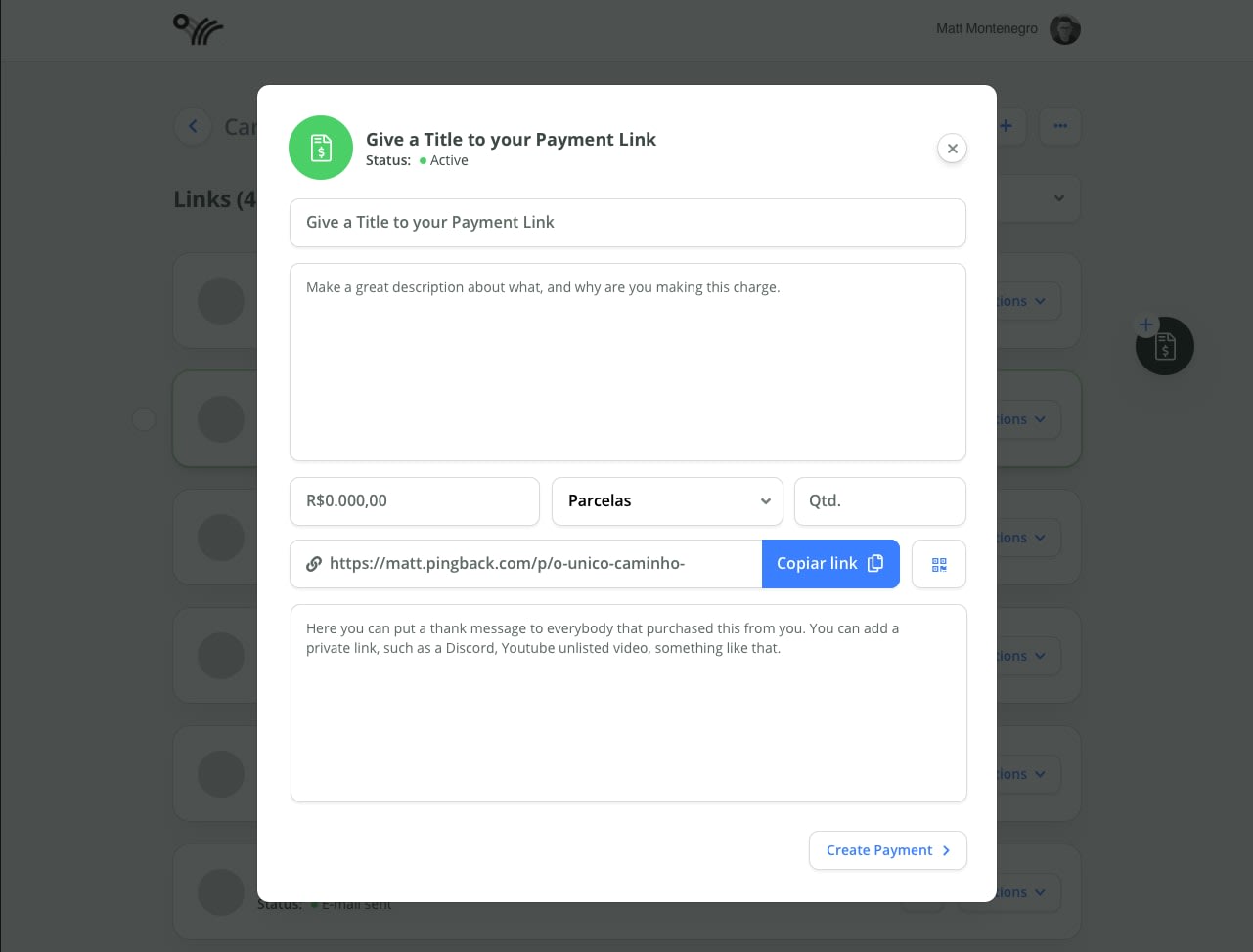 O que era meu agora é todo seu