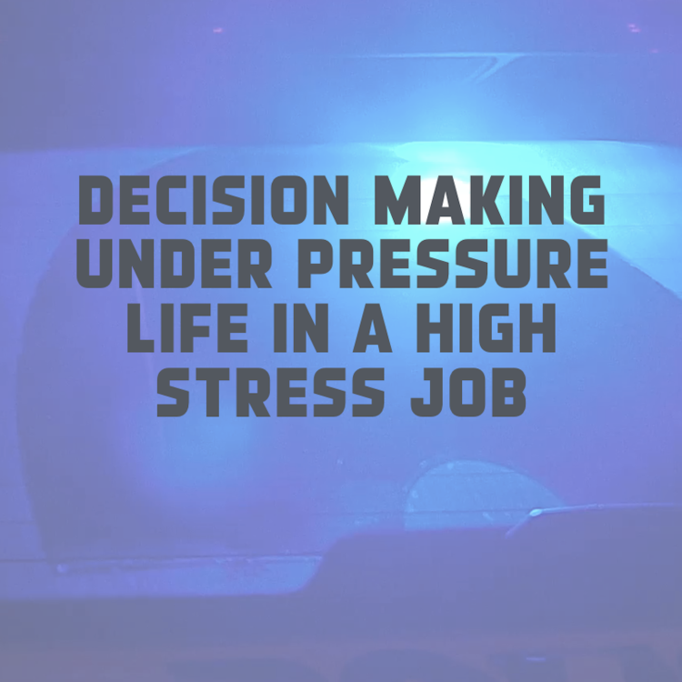 The police: decision making under pressure - life in a high stress job ...