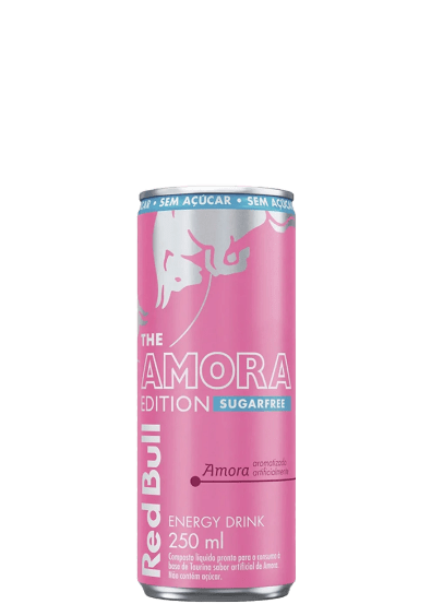 Energético Red Bull Amora Sugar Free 250ml - Pirâmides Distribuidora de ...