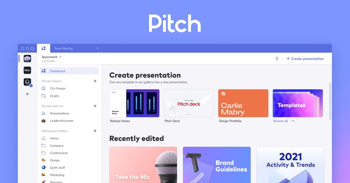 Don’t just present. Pitch. | Pitch