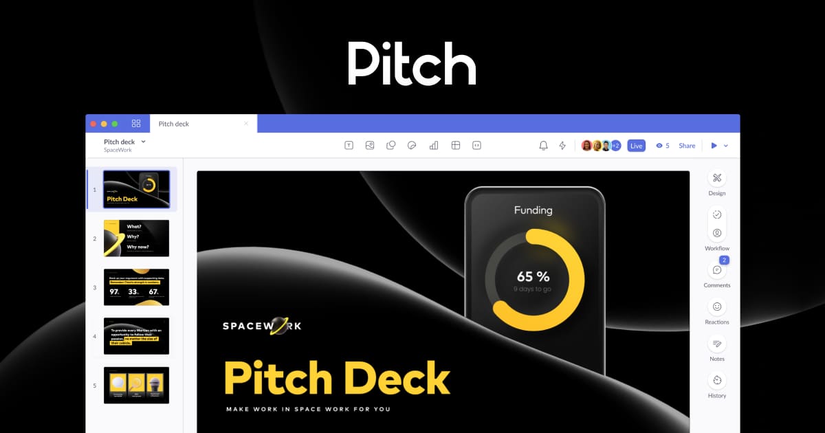 Create a winning pitch deck | Pitch