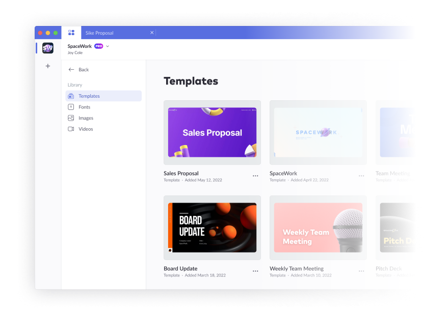 Win more work with beautiful sales decks | Pitch