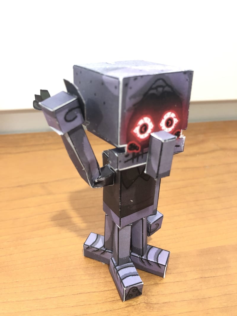 Red Mist Squidward (Creepypasta) - Pixel Papercraft Red Mist Squidward (Creepypasta) - Pixel Papercraft
