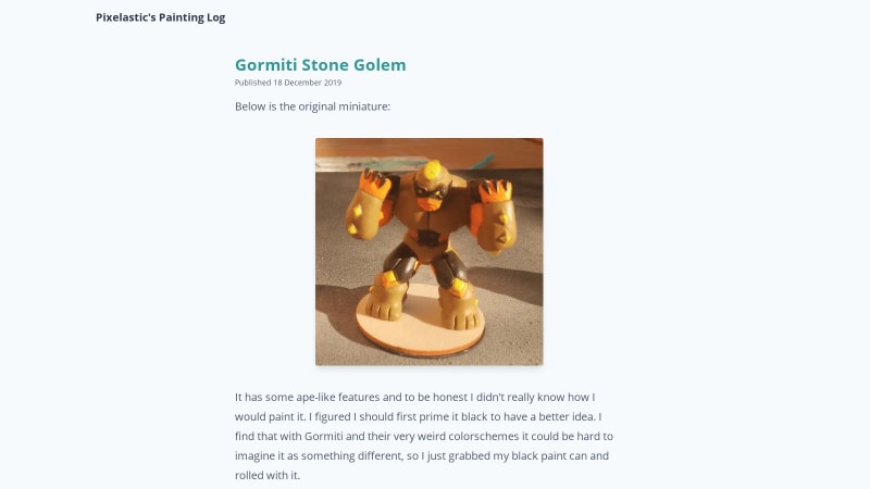 Gormiti Stone Golem