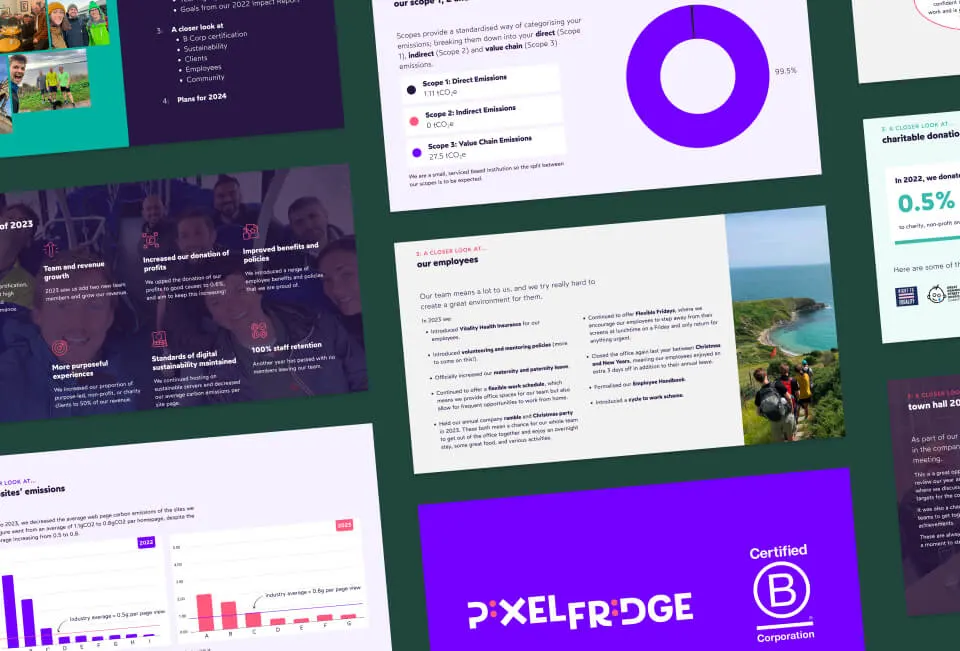 Our 2023 Impact Report | Pixelfridge