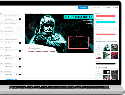 Use a Twitch Overlay Maker to Brand Your Channel | Placeit
