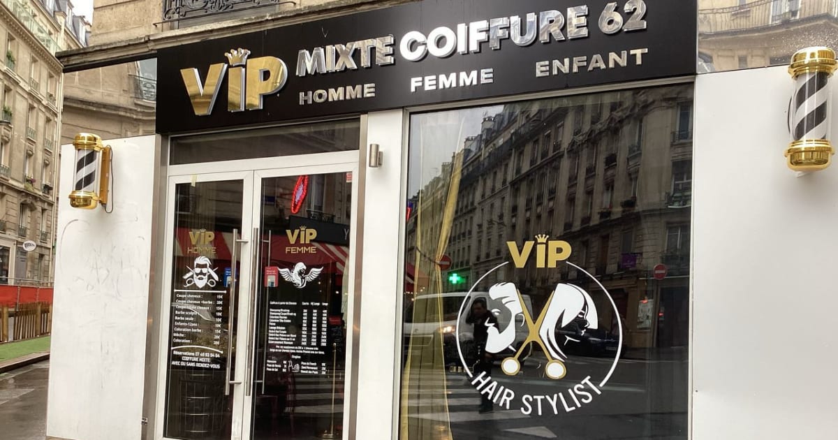 VIP coiffure mixte 62 : barbier à Paris 18ème