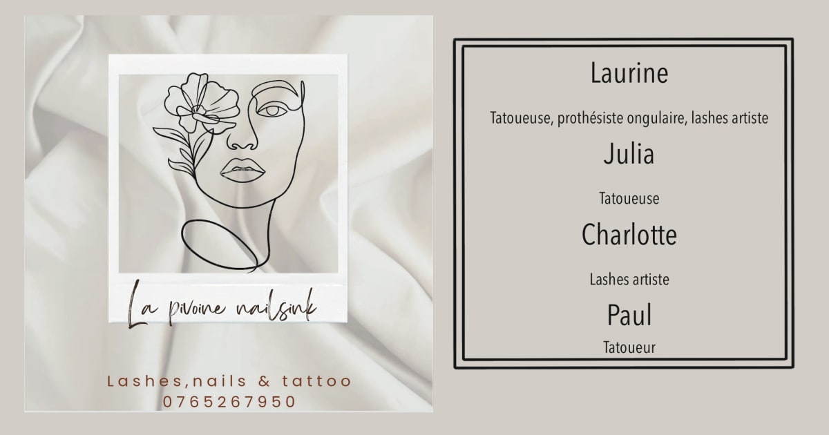 La Pivoine Nails Ink : institut de beauté à Auriol