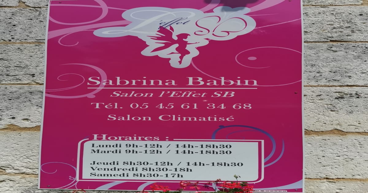 Connivence Babin sabrina : coiffeur à Vindelle - Planity
