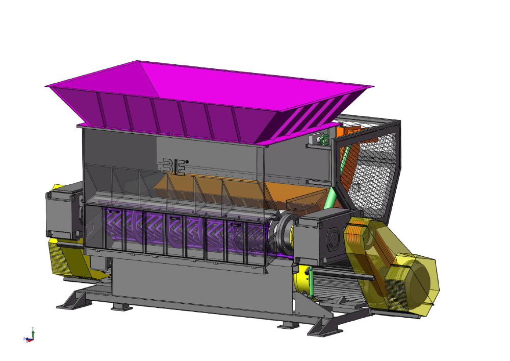 Large Shredder Knife Mills Rotor Length 1600MM 2000MM 2500MM (Offer No ...