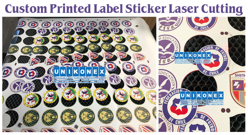 Custom Printed Label Sticker by Laser Cutting (Offer No. 118615) - B2B ...