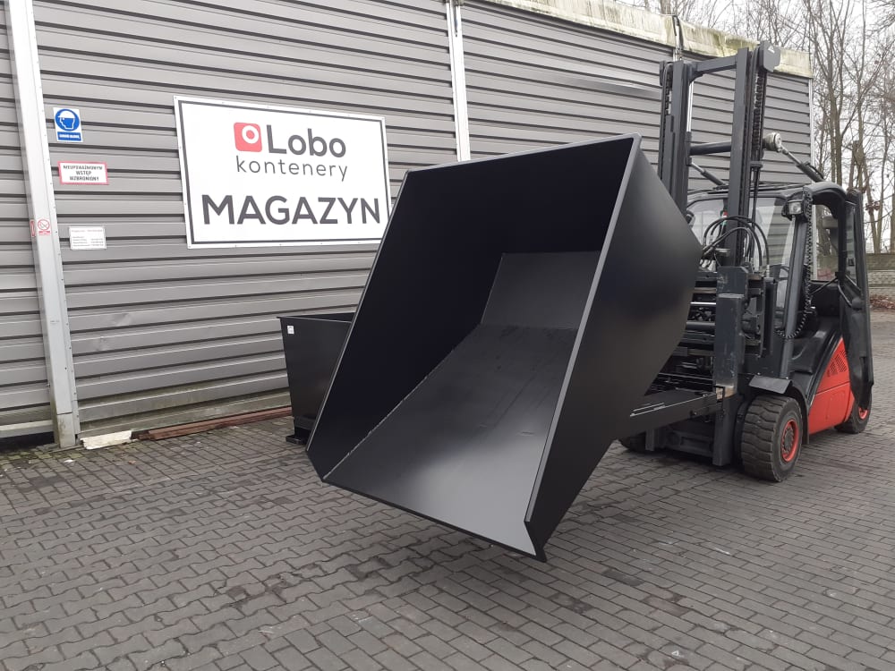 Metal container, 1500L self-unloading container (Offer No. 120068 ...