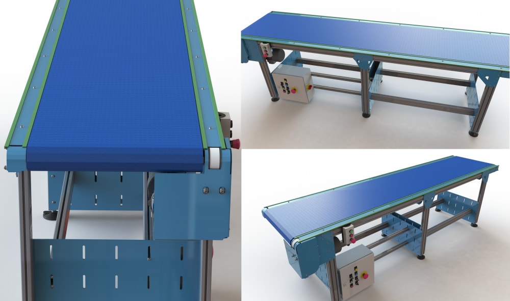 Modular feeder, conveyor belt conveyor (Offer No. 131016) - B2B Offers ...