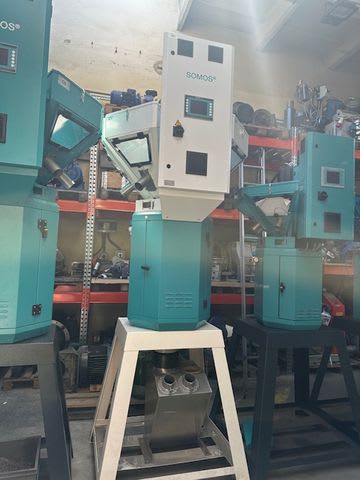 Gravimetric dye dispenser - ProTec Polymer Processing Somos® Batchmix L ...