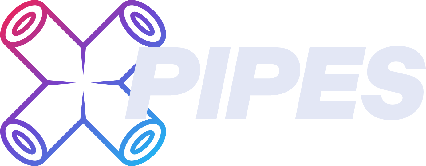 stylied logo for 'Pipes'
