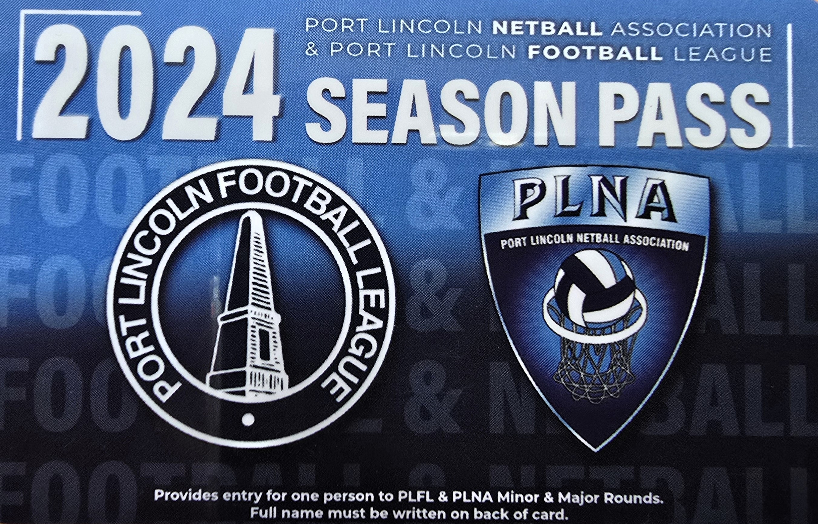 Buy Joint Football / netball pass - Port Lincoln Netball Association ...