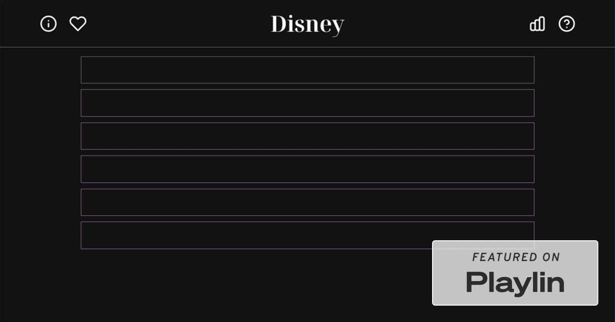Heardle Disney: Play the Daily Music Game | Playlin