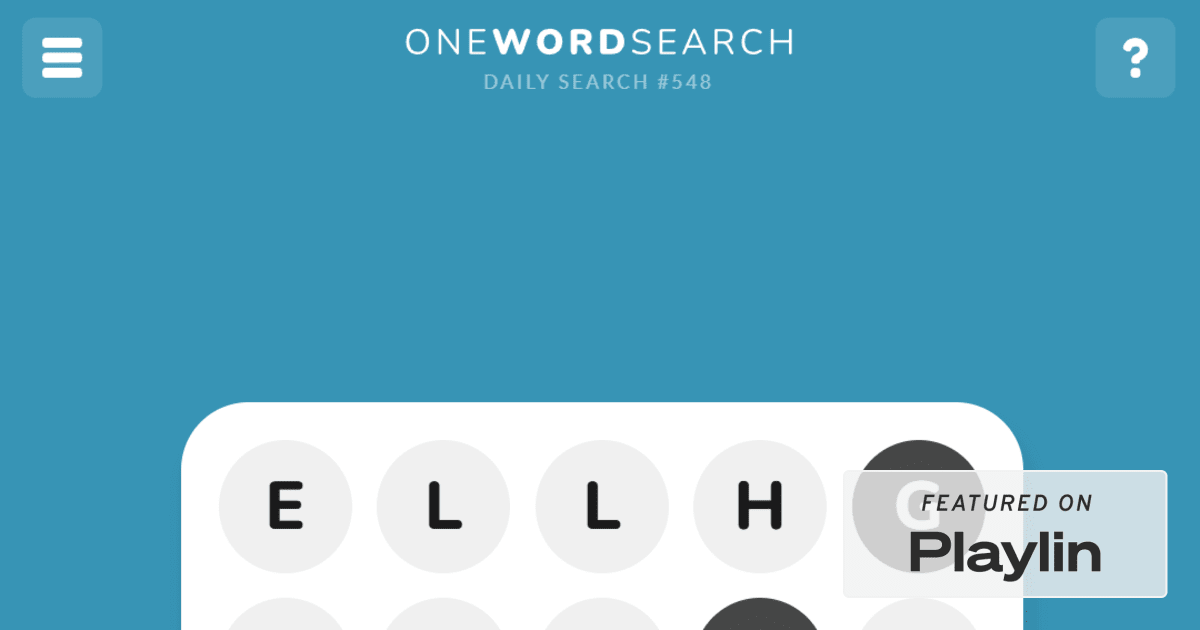 One Word Search: Play the Daily Word Game | Playlin