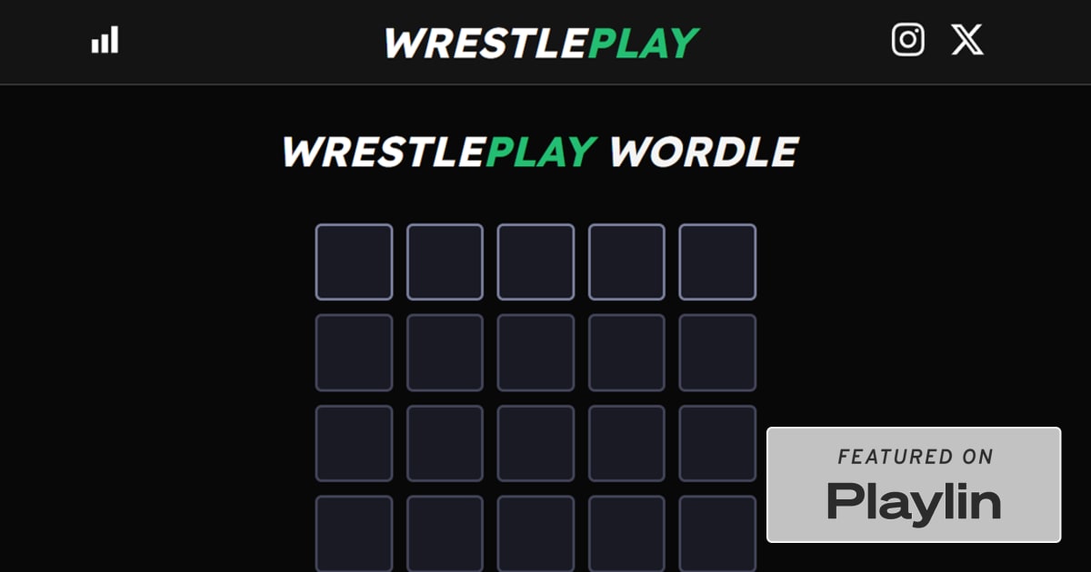 WrestlePlay Wordle: Play the Daily Sports Game | Playlin