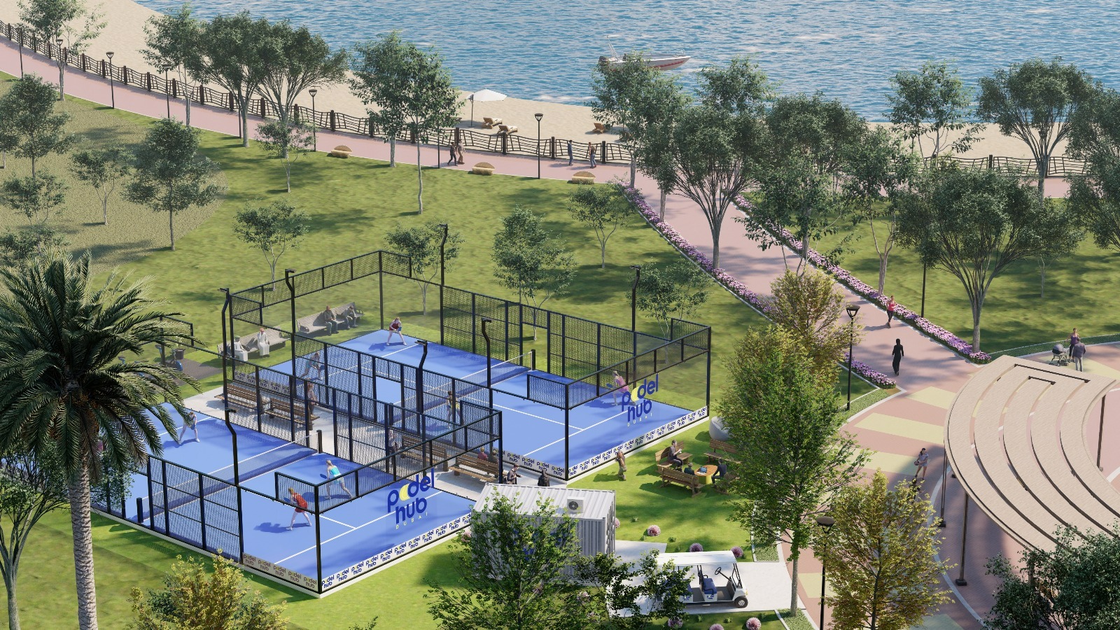 Book a court in Padel Hub Dubai | Playtomic