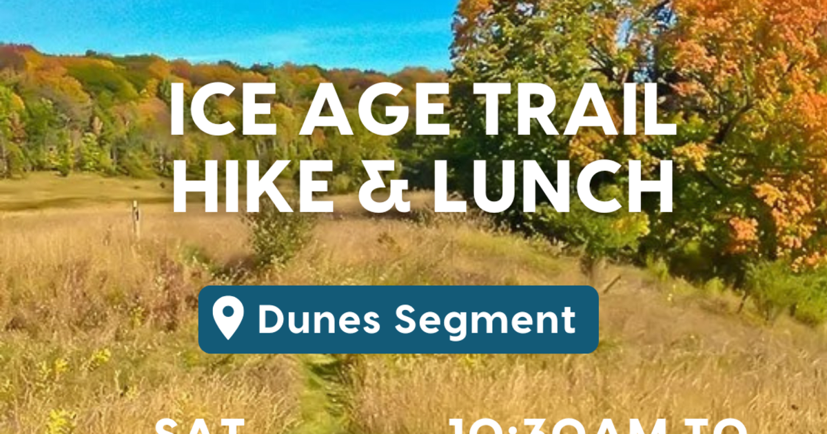Support Wayfarers Event: Ice Age Trail Hike & Lunch- Two Rivers ...