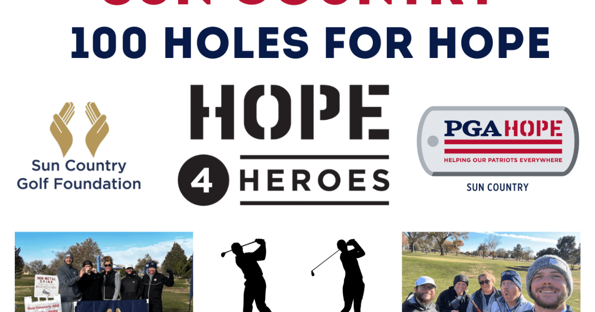 Support 2024 Sun Country 100 Holes for HOPE | PledgeIt for Charities