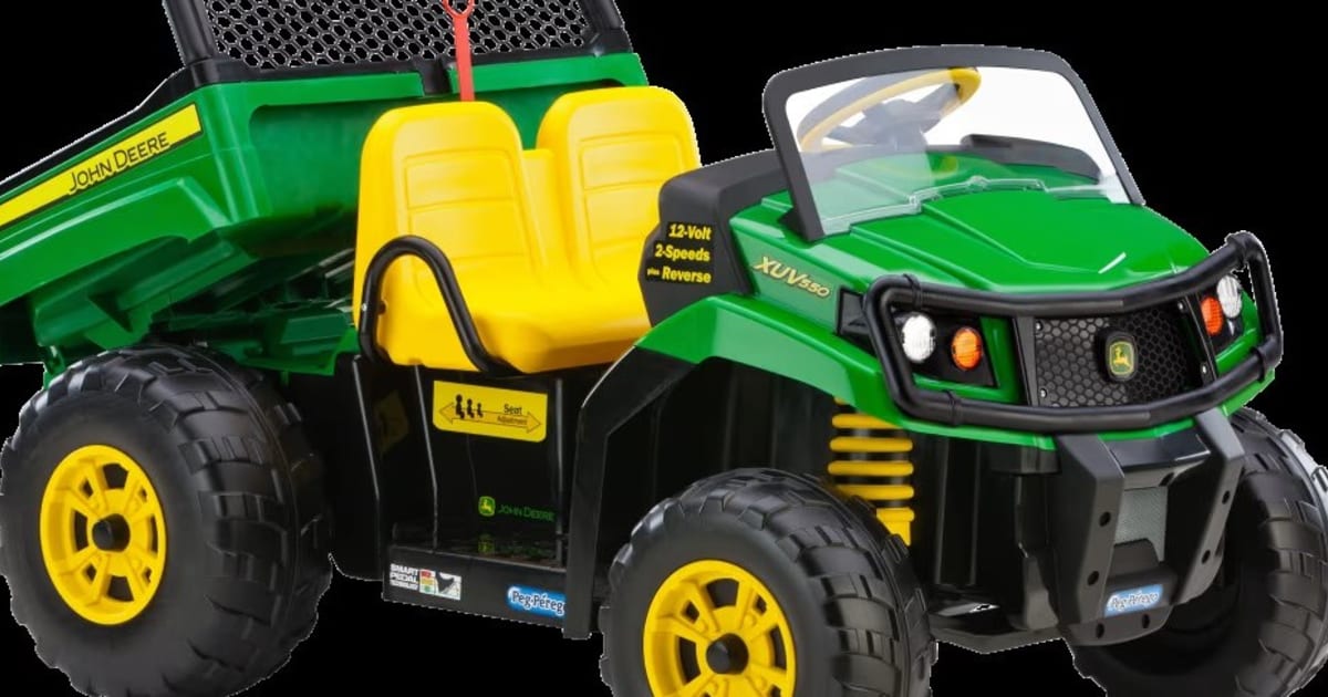 63 - Peg Perego John Deere Gator 4x4 Battery Operated Vehicle - 2024 ...