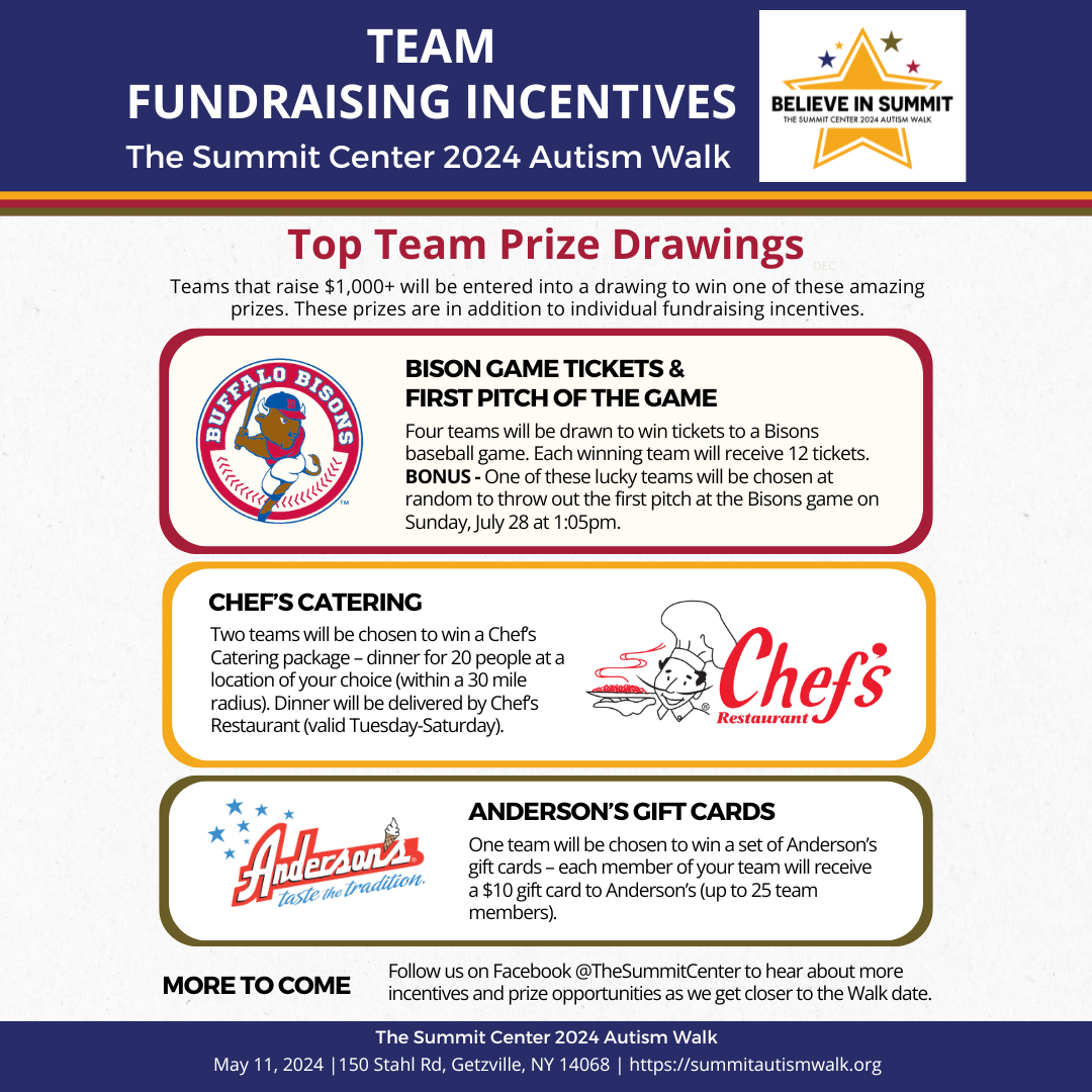 Support The Summit Center 2024 Autism Walk | PledgeIt for Charities