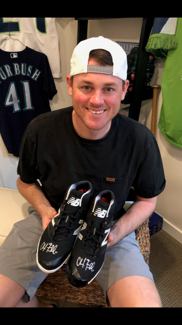 Charlie Furbush Signed Cleats for Seattle Children's COVID-19 Relief ...