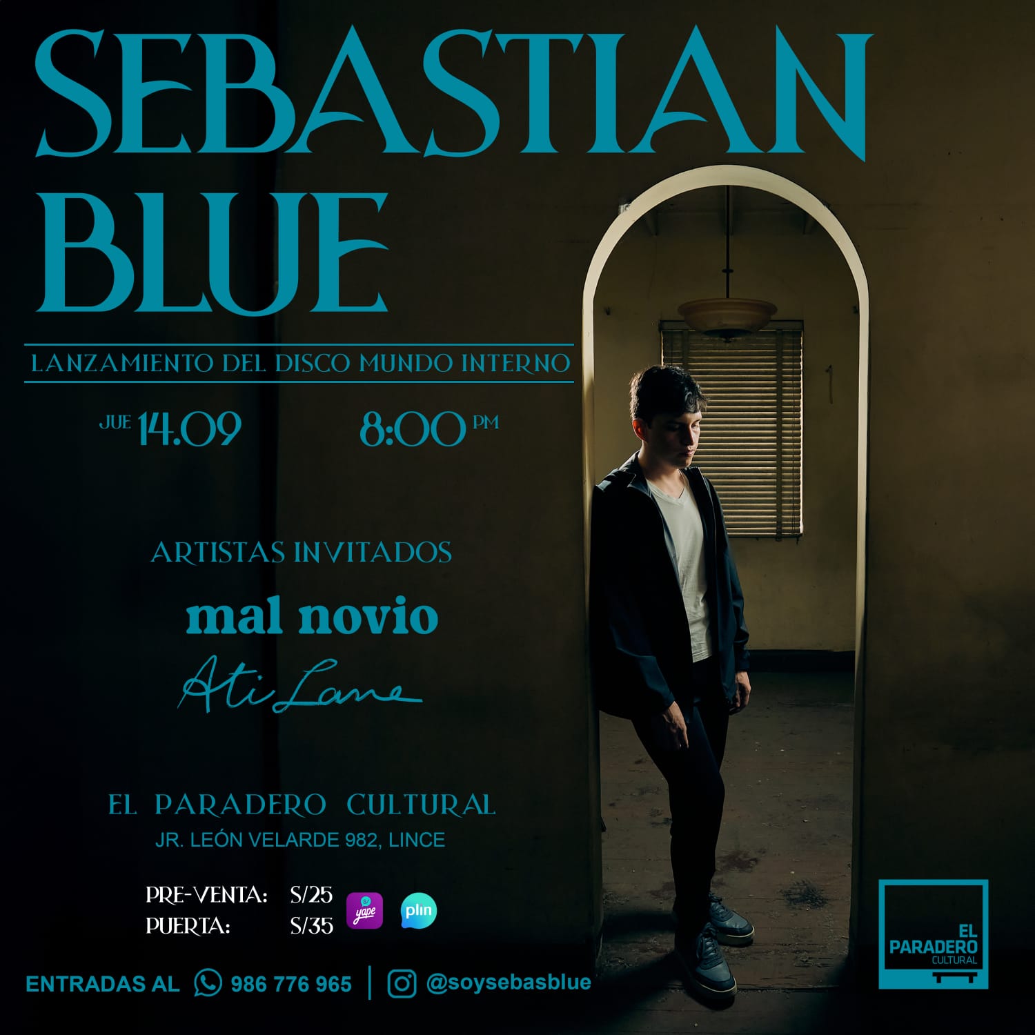 Sebastían Blue en Concierto | Blog Plugmusix | Plugmusix