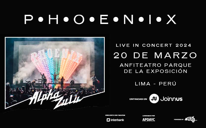 Phoenix en Lima 2024 | Conciertos Perú | Plugmusix