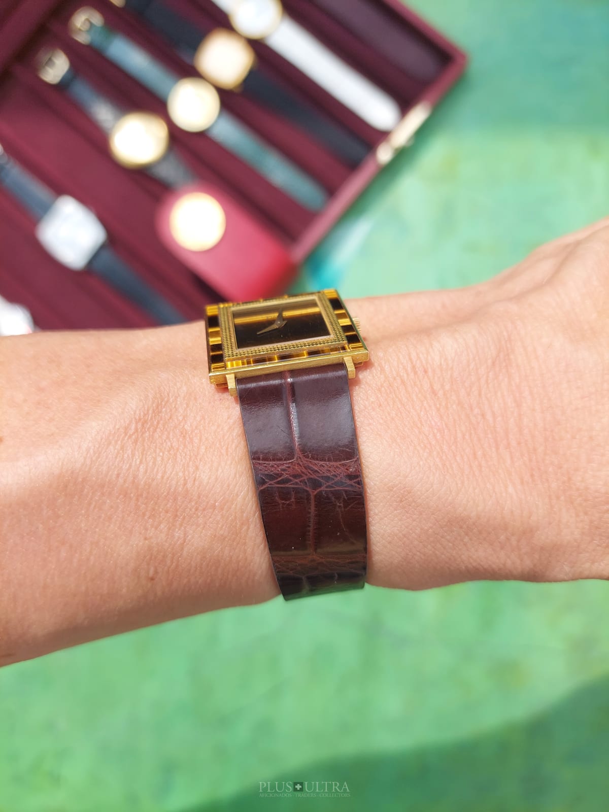 Dial & Bezel: Tigereye & Guilloche / Clous-de-Paris | Plus Ultra AG