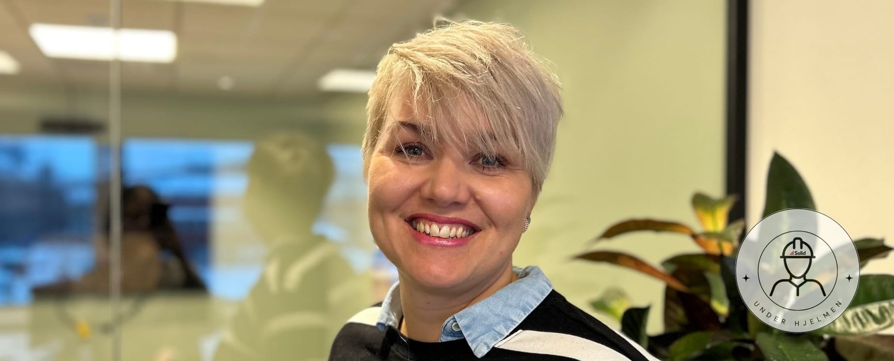 Under hjelmen: Kathrine Johansen. En Kvalitetsleder må ha evnen til å skape engasjement. | Solid ...