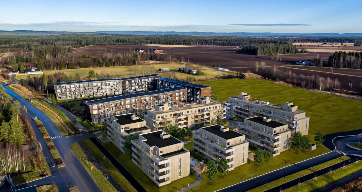 Easy Living Jessheim er et boligprosjekt fra Solid Eiendom