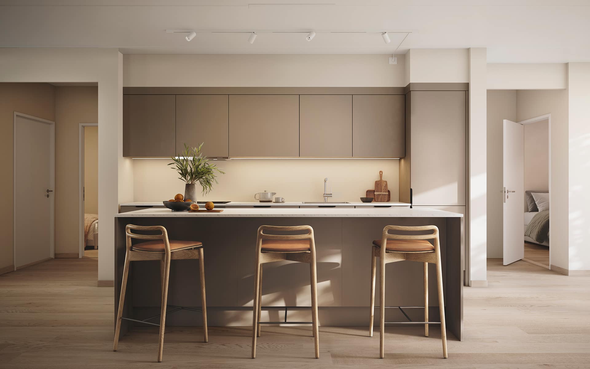 Slik blir leilighetene i Timber Nord og Syd | Værste