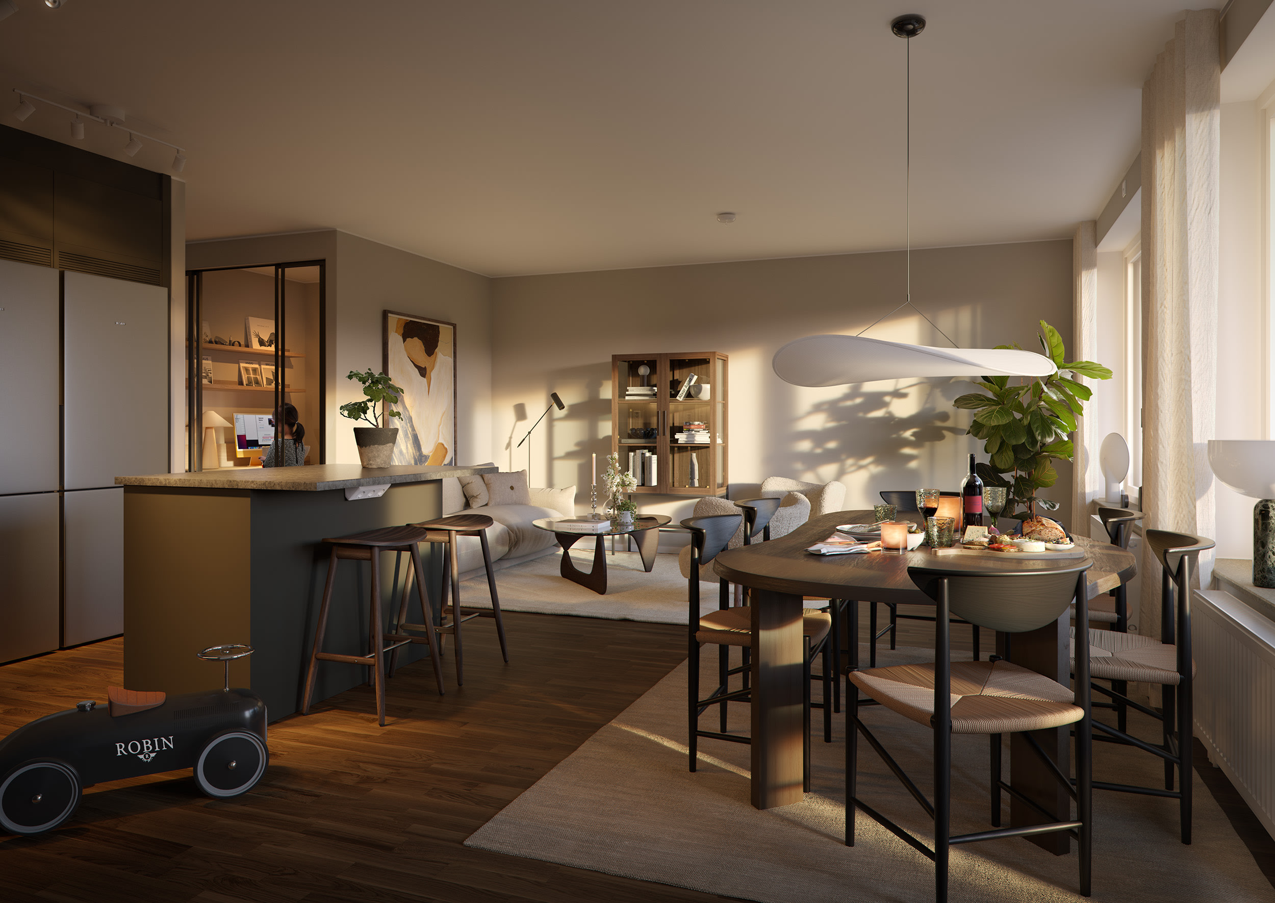 Välplanerade bostadsrätter i Säteriet Mölnlycke- Nordr