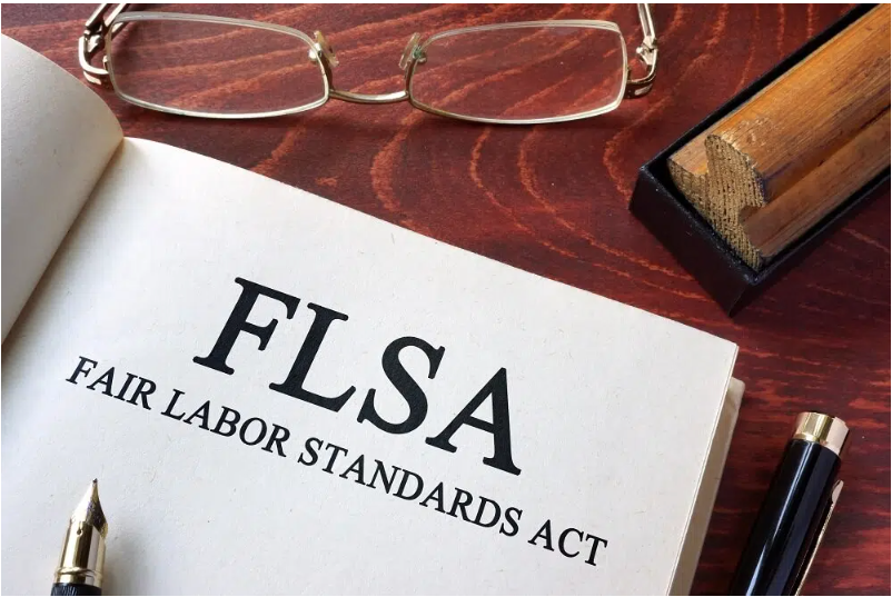 Fair Labor Standards Act Written in Book