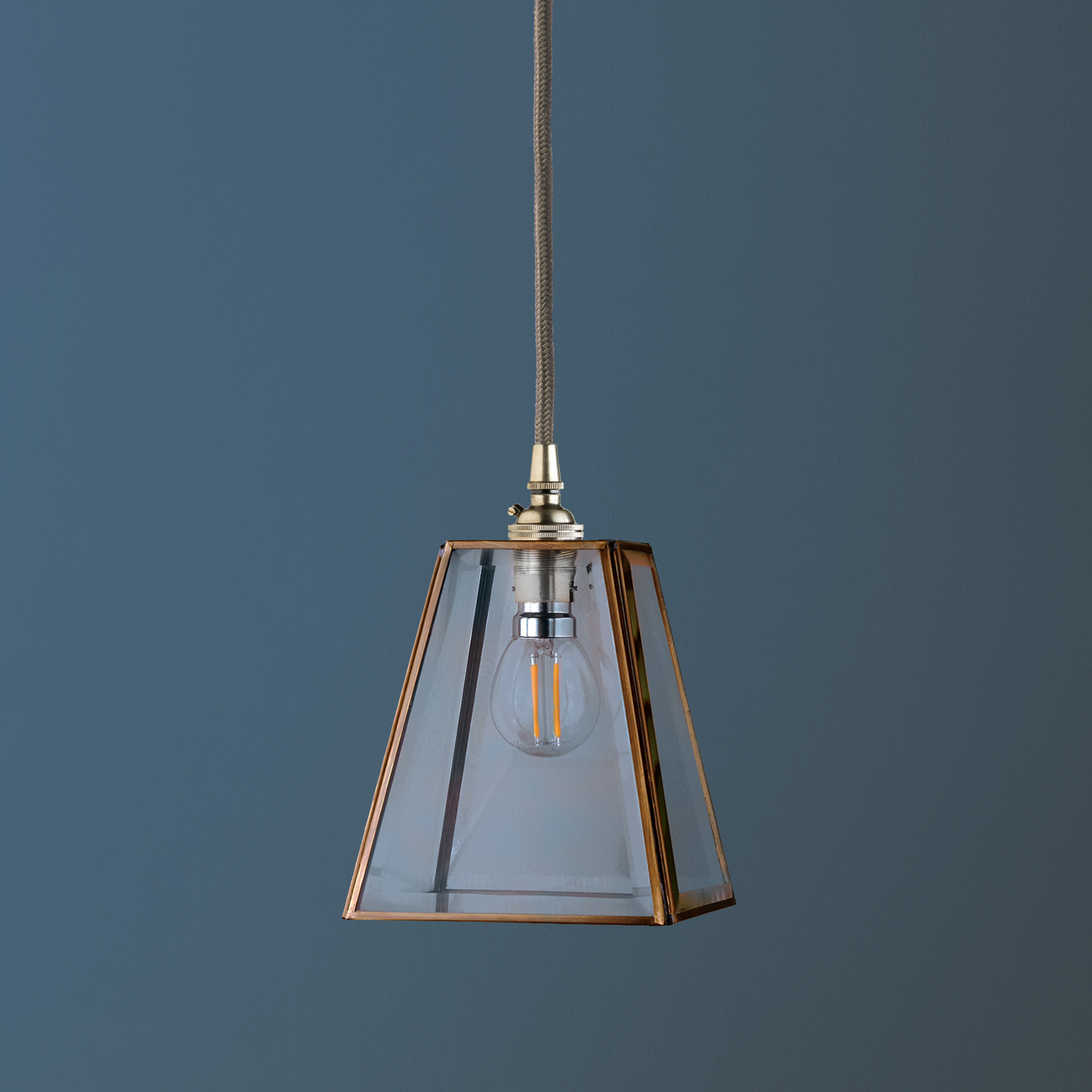 Smaller Luxor lantern in clear glass