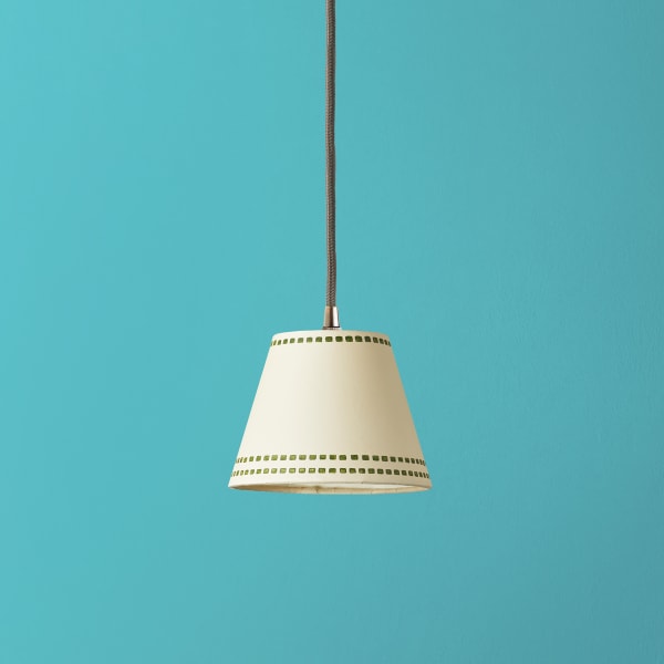 18cm straight empire pendant shade in verdant tracks